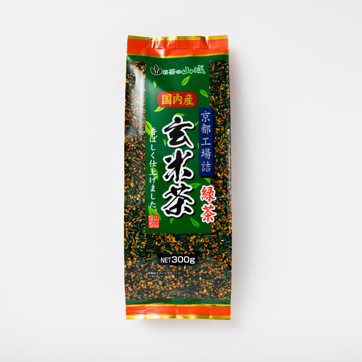 Genmaicha (brown rice tea) packed at Kyoto factory 300g – お茶・緑茶の製造販売 山城物産